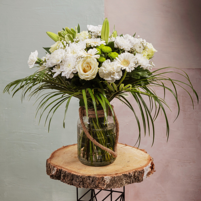 Bouquet Grandes Eaux – Bouquet de fleurs blanches